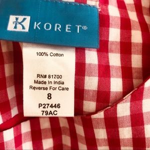 Koret | Dresses | Vintage Koret Plaid Dress With Side Pockets | Poshmark